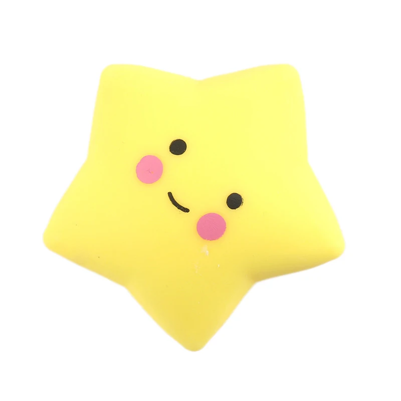 Rainbow Stars Squishy Stress Ball Squishy Toy Star Sensory Fidget ...