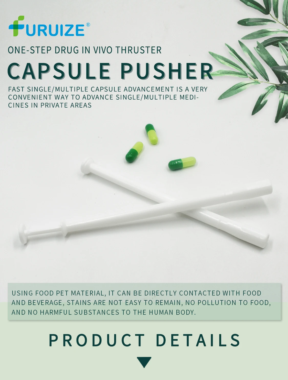 Capsule Yoni Pop Applicator Suppositories Vaginal Applicator for Boric ...