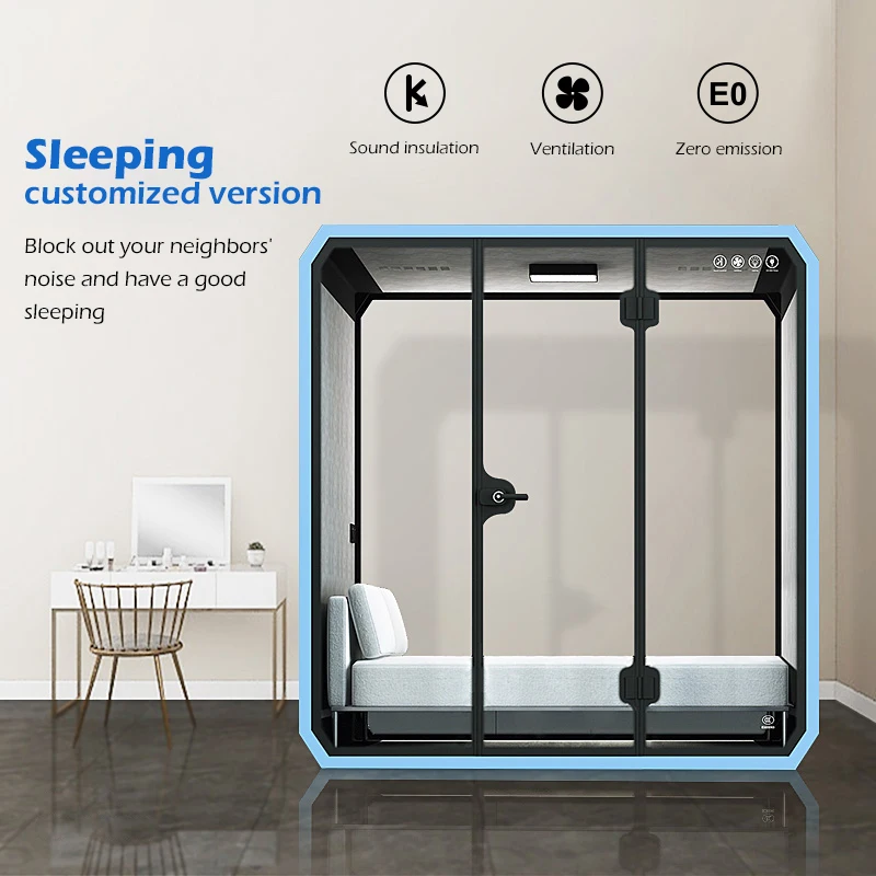 Modular Movable Privacy Hotel Garden Work Home Indoor PrefabSoundproof ...