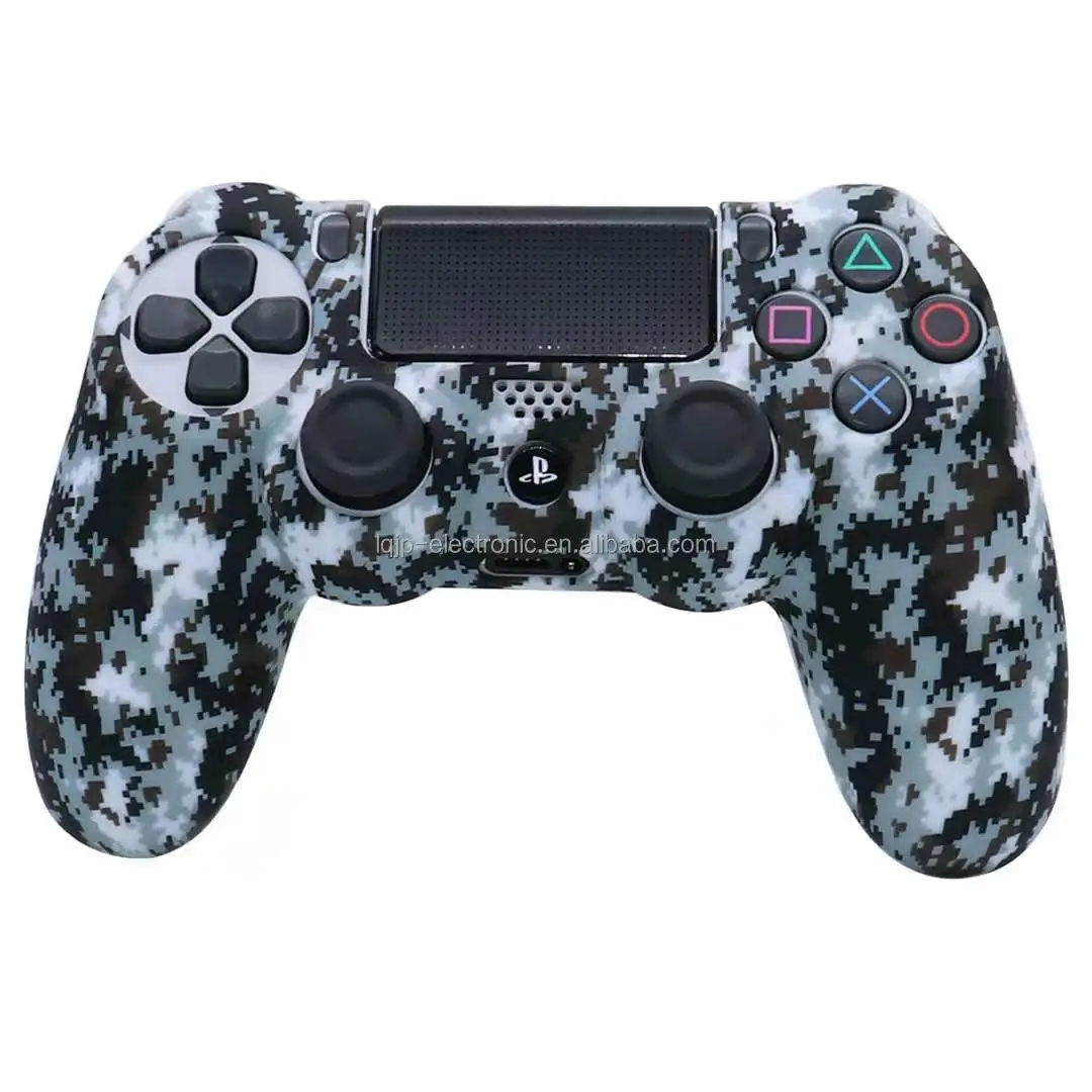 For Ps4 Slim Pro Silicone Case Controller Camo Protective Rubber Case ...