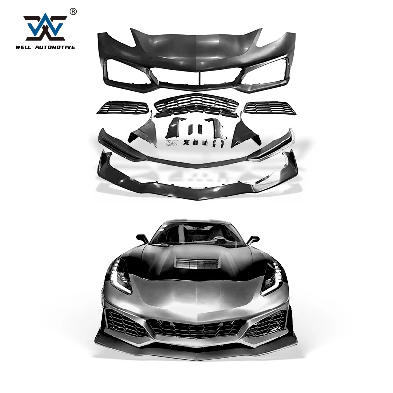 High Quality Upgrade Zr1 Style Bodykit Front Bumper For Chevrolet ...