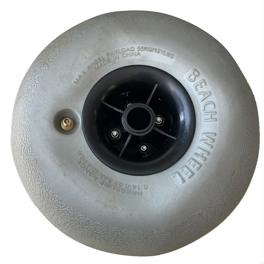 Wide Beach Cart Balloon Wheels - Easy Rolling & Durability