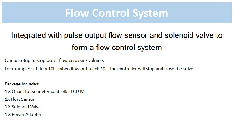 Combination Kits of LCD-M - Quantitative Flow Controllers