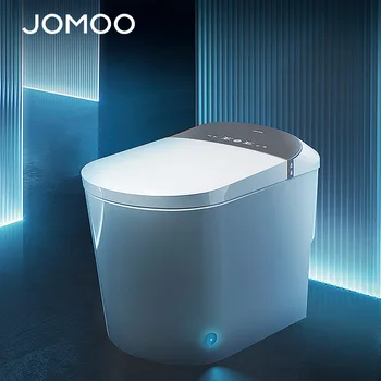 Jomoo One Piece Intelligent Toilet Seat Digital Display Foot Sensor Luxury White Bathroom Toilet ...
