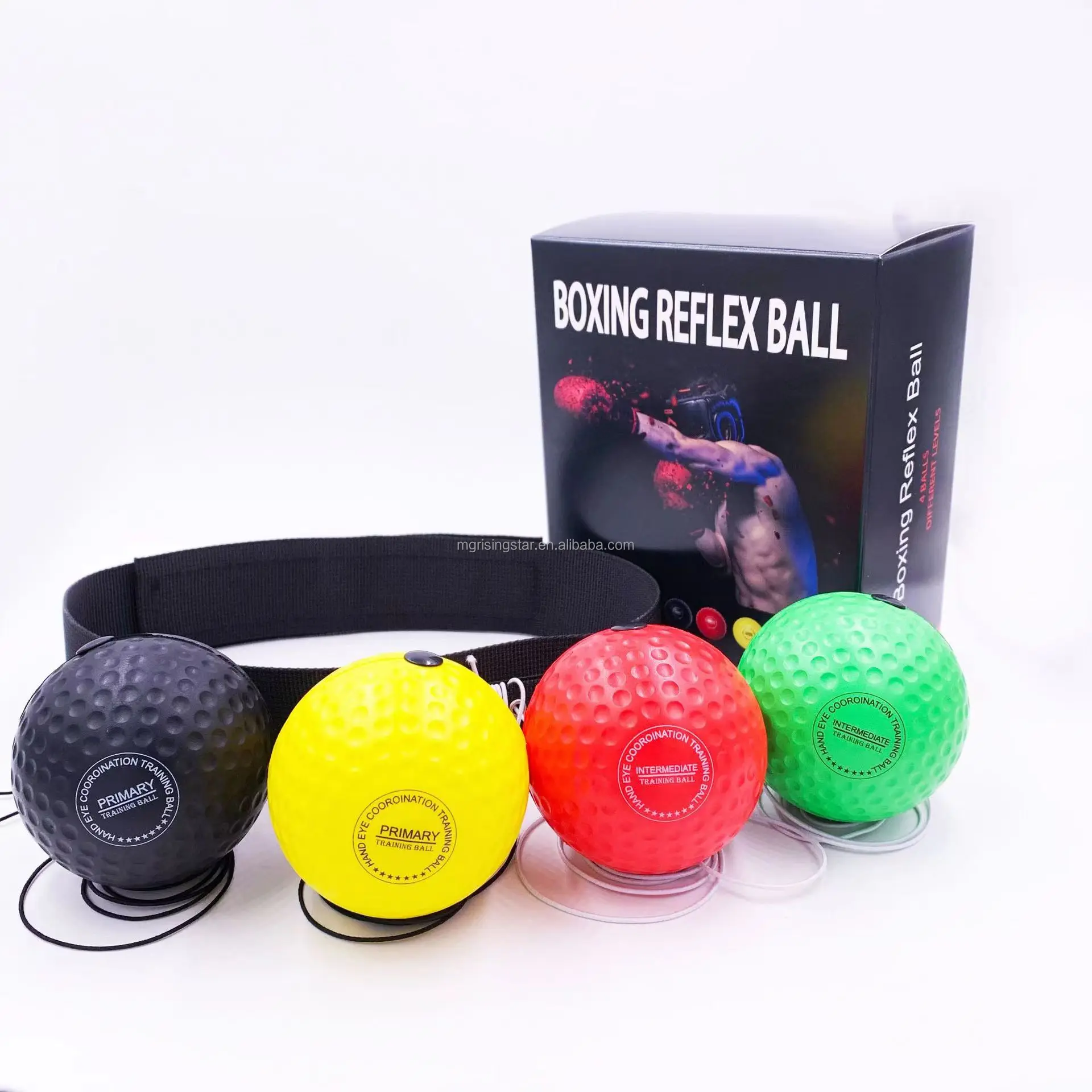 Rs New Product Boxing Reflex Balls With Headband Boxing Training Punch ...