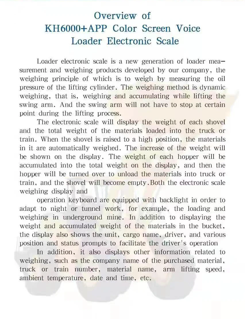 Front End Loader Hydraulic Scale System - Precision Weighing