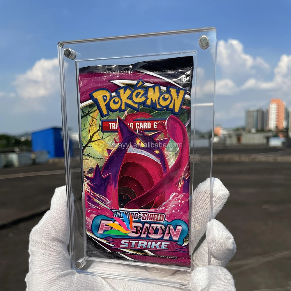 RAY YI Custom Clear Pokemon Etb Acrylic Case - Durable & Stylish