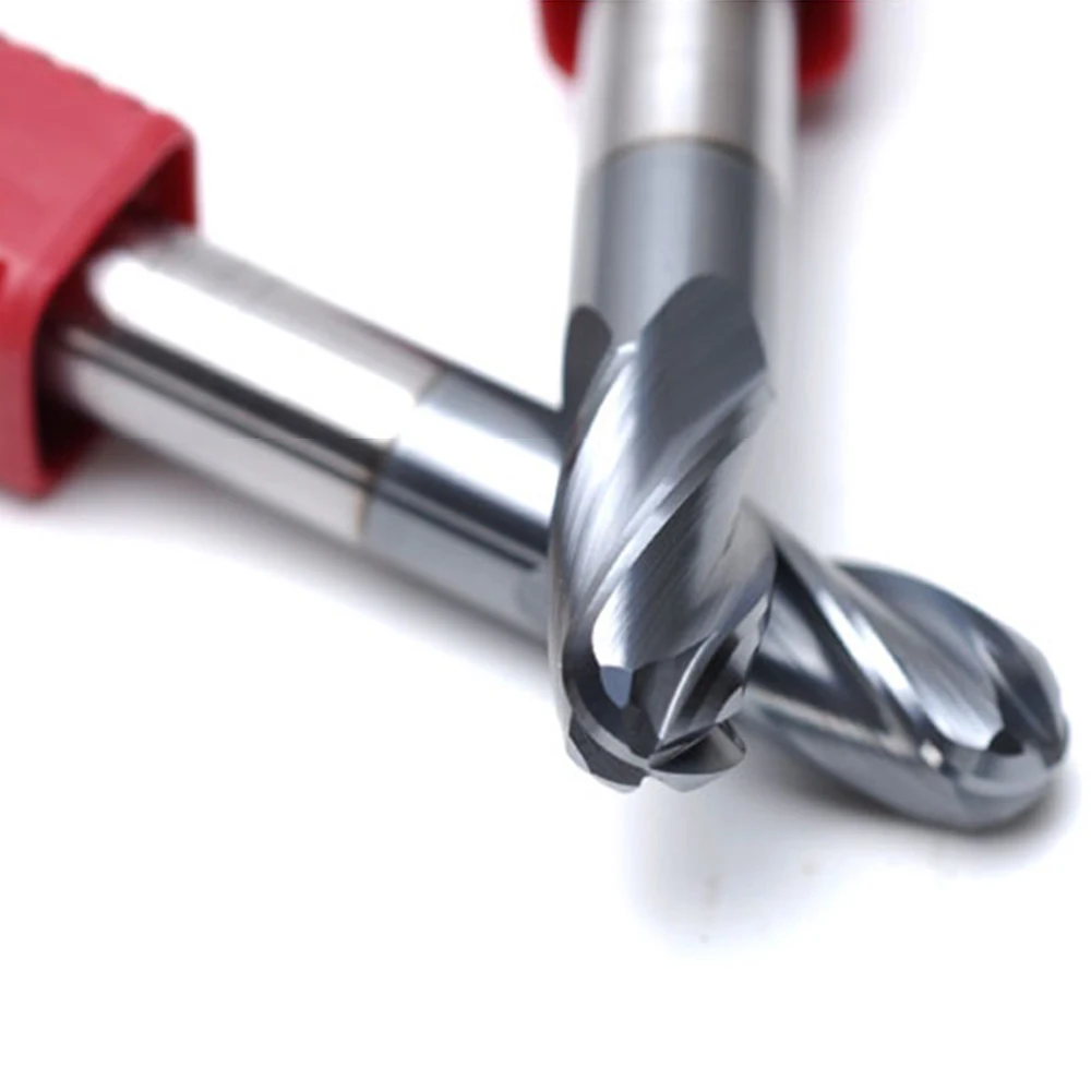 HRC45/68 CNC 4teeth Ballnose Endmill - Precision & Durability