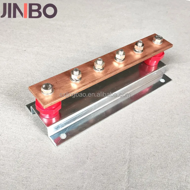 Brass Electric Neutral Bar Copper Ground Bus Bar - 300mm-6000mm