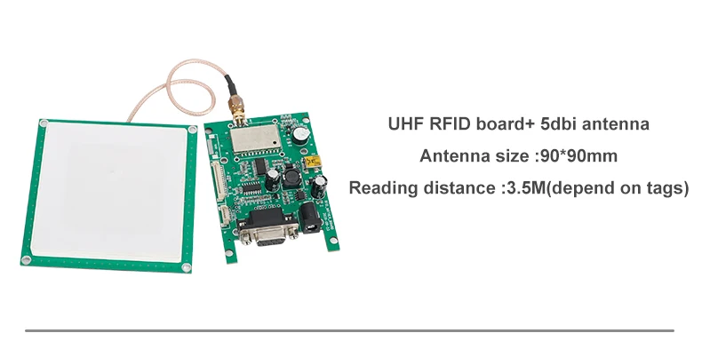 UHF RFID Reader Module FM-503 for Arduino, Raspberry Pi & ESP32 - USB/RS232 Interface, ISO18000 ...