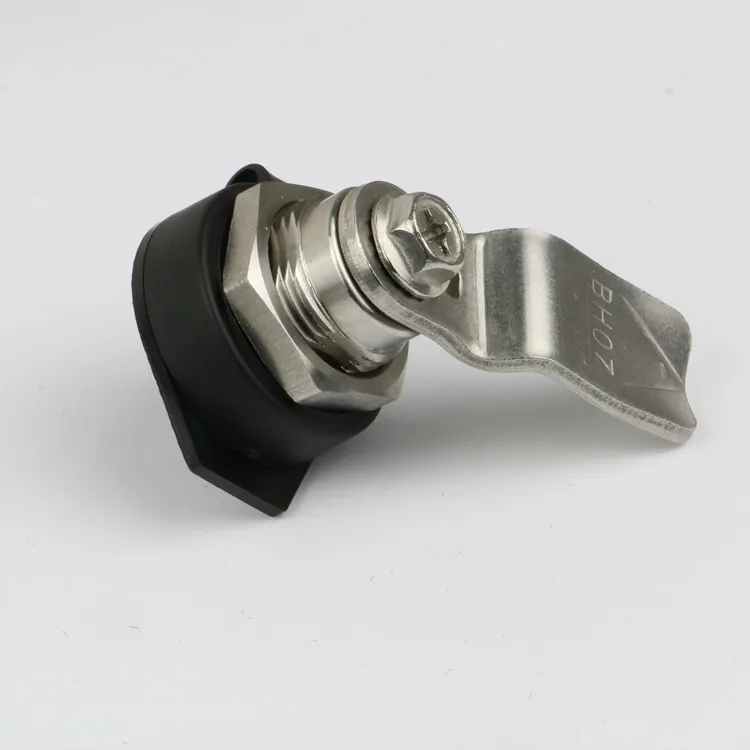 Quarter Turn Cam Lock with Waterproof Cover - Stainless Steel
