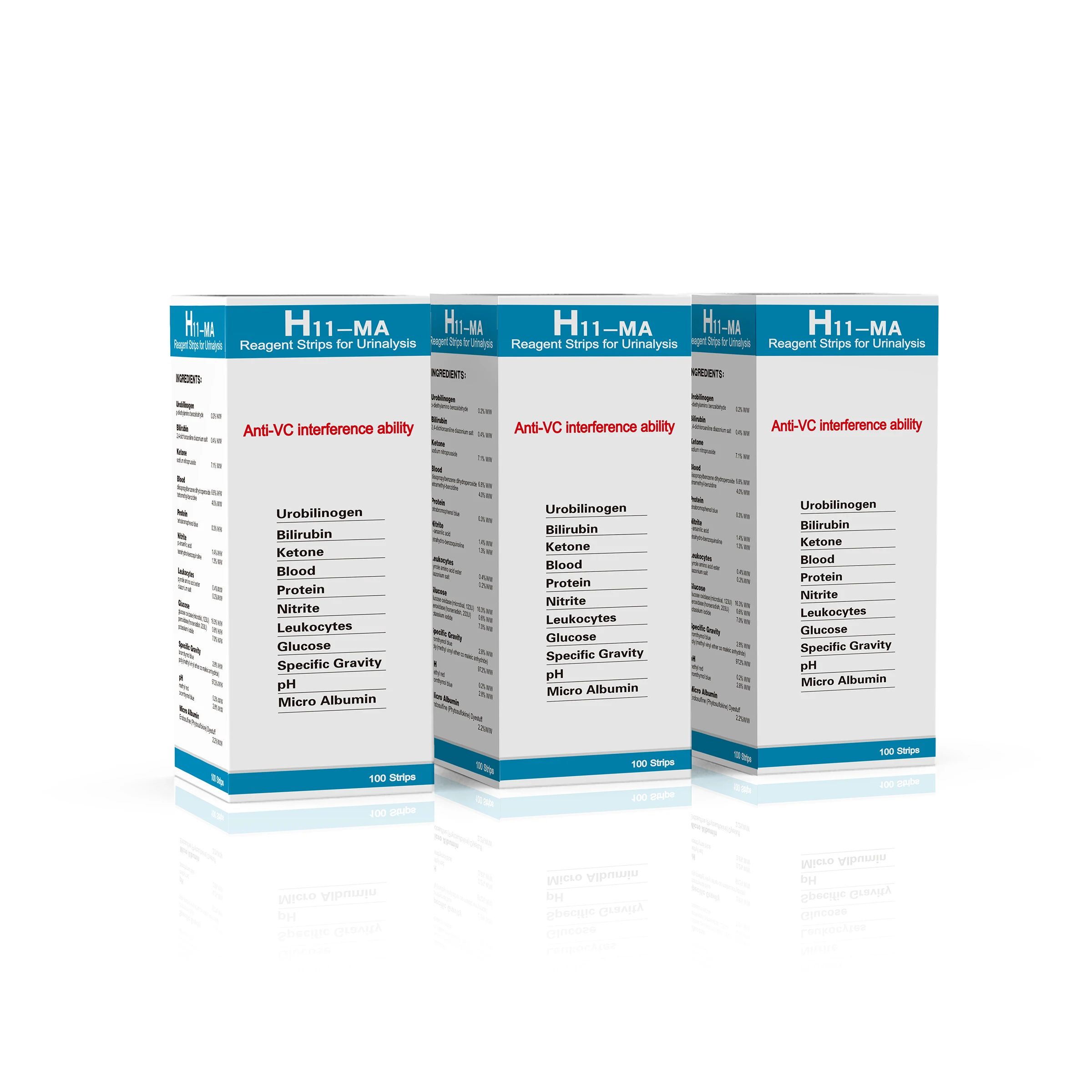URS-11MA Urine Test Strips - Rapid & Reliable Urinalysis