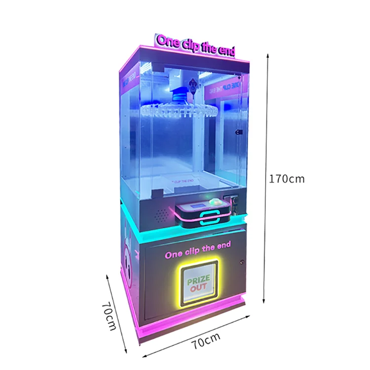 Amusement Park Coin Operated Gift Game Machine Toy Vending Arcade Clamp ...