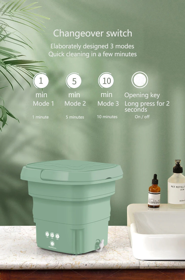 Washing Machine Portable Bucket Wholesale Small Folding Electric Nano ...