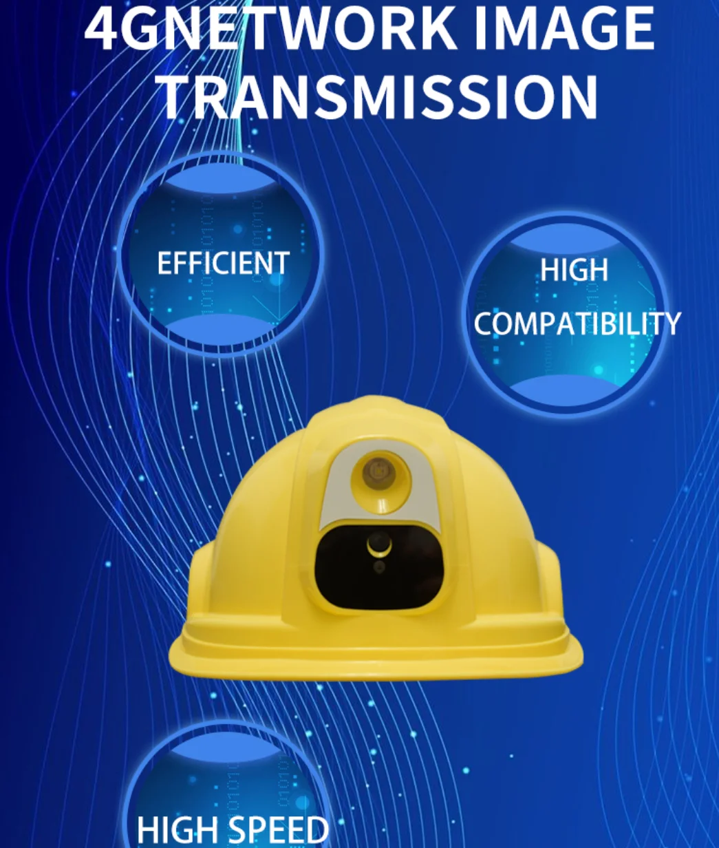 4G Smart Hard Hat - GPS Tracking & Video Monitor for Safety