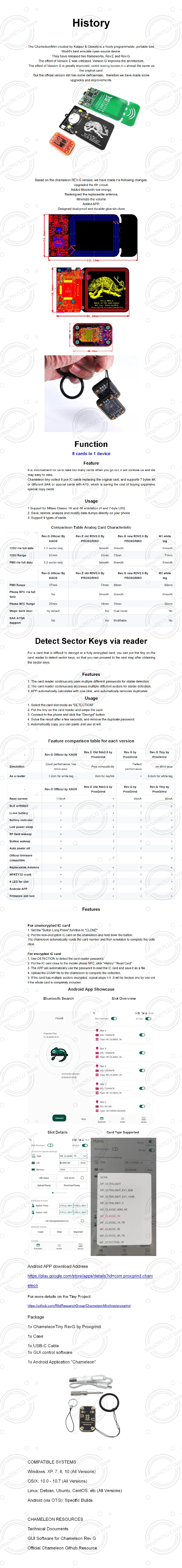 Packbox Price IProxmark 3 Official ChameleonMini Rev G & ChameleonTiny ...