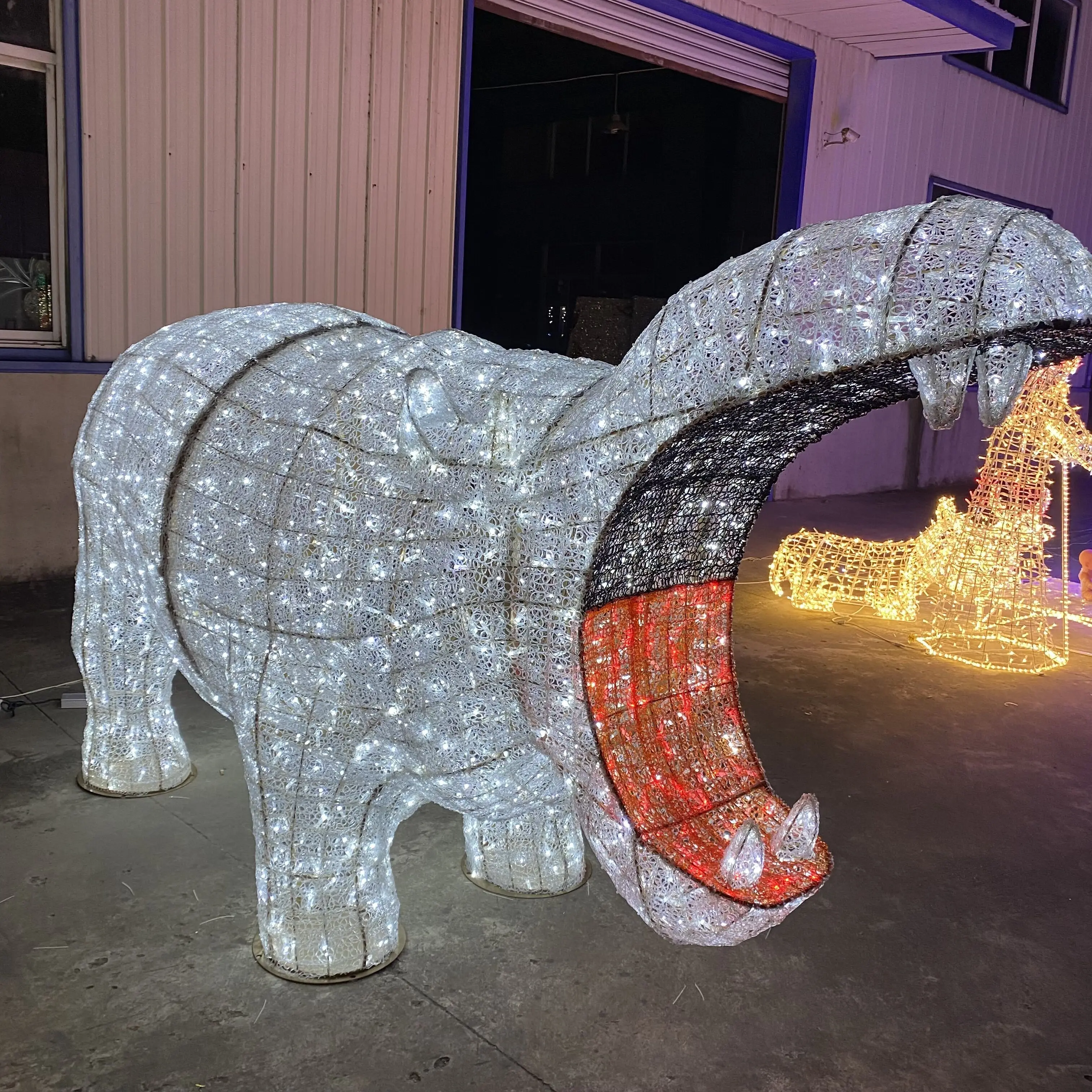Raytop Outdoor Christmas Decoration Rope Light Led Motif Horse With ...
