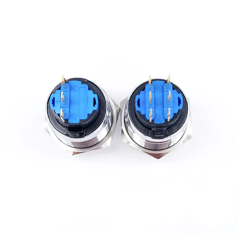 Small Self-Locking Emergency Stop Switch 1NO1NC Combination IP65 Level ...