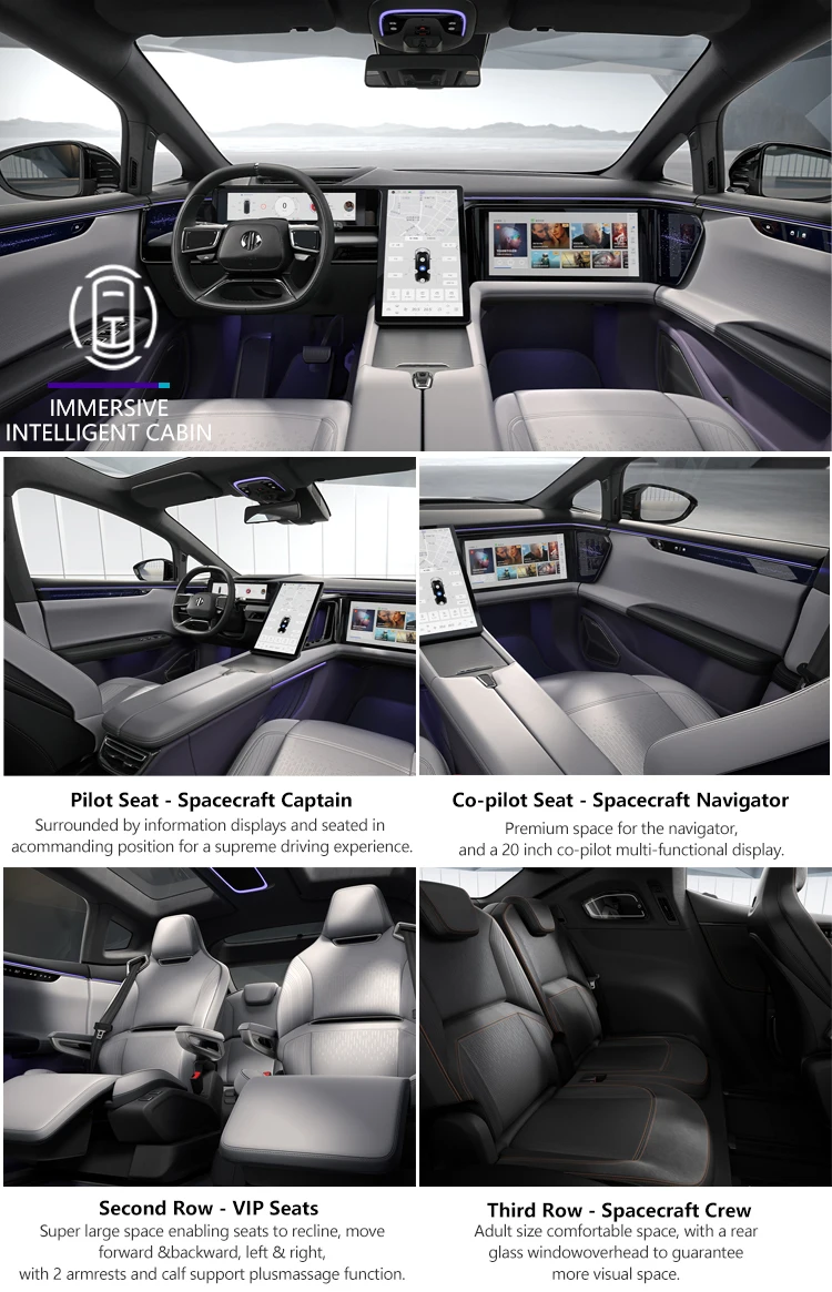 Hiphi X 650km Long Range Electric Vehicle 6 Seat Cars Electric Car ...