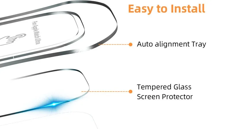 3 In 1 Set 3d Screen Protector For Apple Watch Ultra 49 Mm,For Apple ...