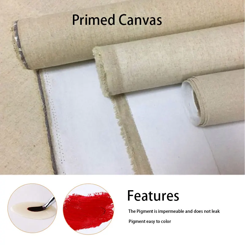 Matte Art Triple Primed Polycotton Painting Cotton Canvas Roll - Buy ...