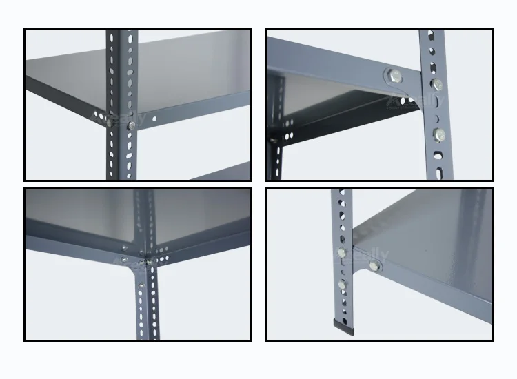 Adjustable Angle Iron Steel Shelving for Warehouse Storage
