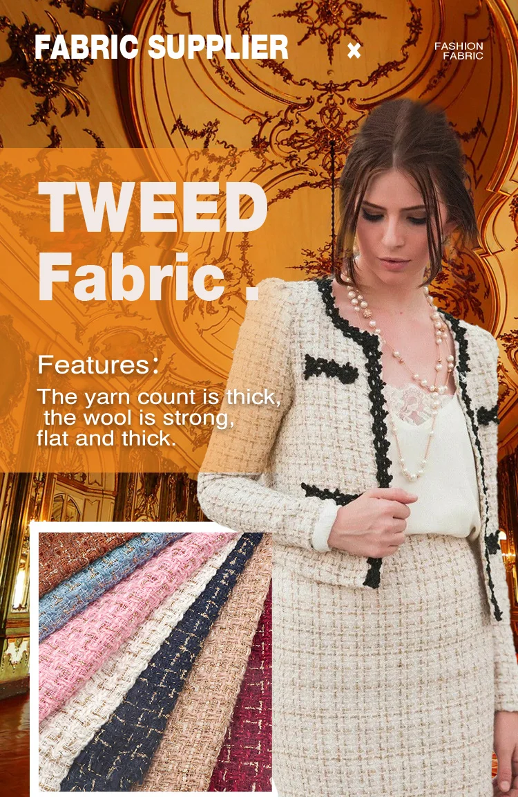 Colorful Metallic Polyester BCI Cotton Knitted Dyed Channel Lurex Tweed ...