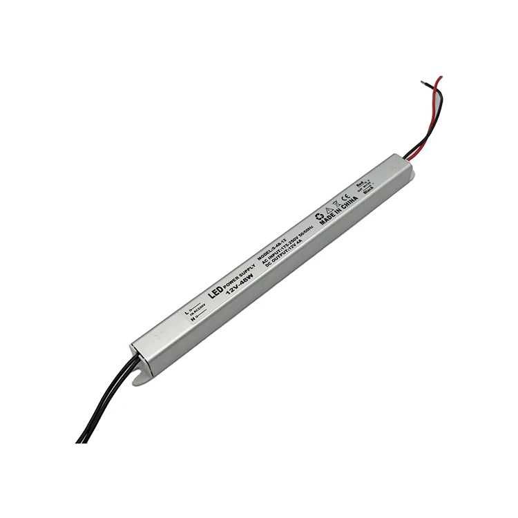 Ultra slim led driver DC 12V 24V Output 18W 24W 36W 48W LED lighting ...