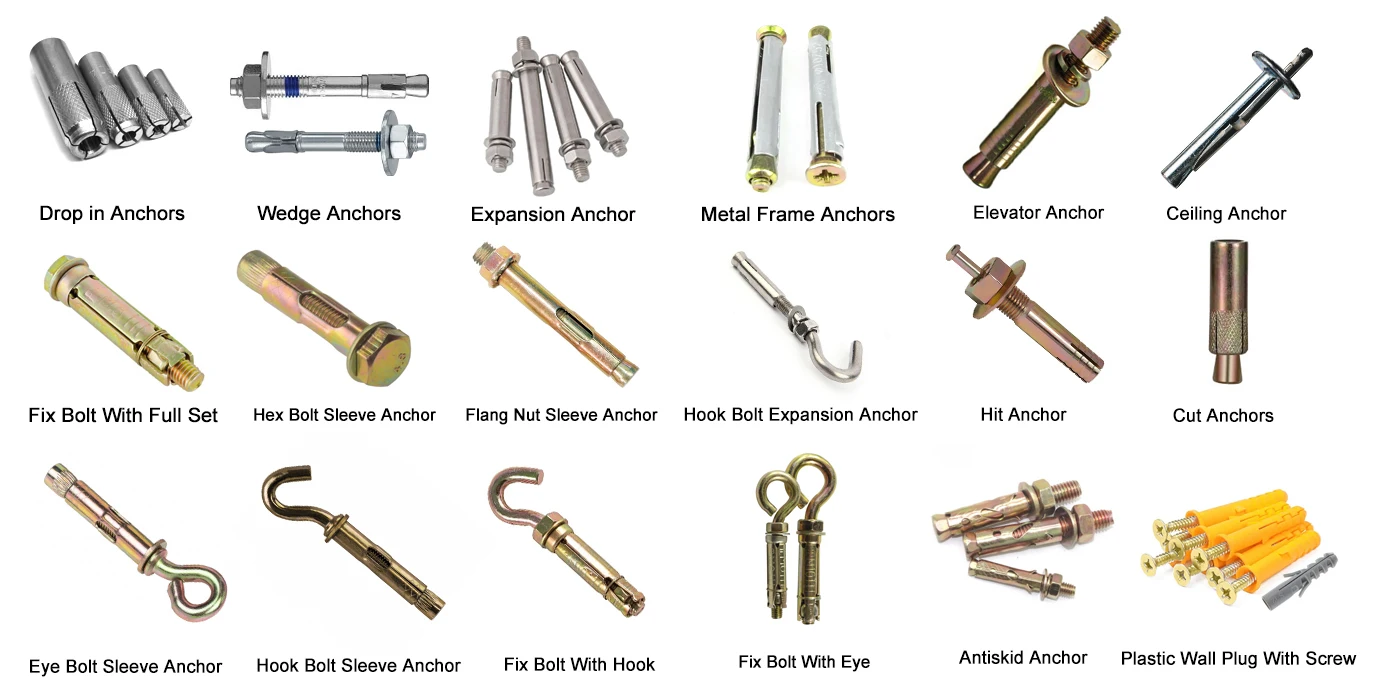 Stainless Steel Anchors - Durable Expansion Anchor Bots