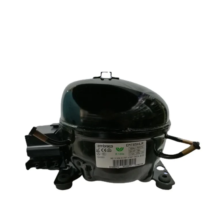 Refrigerator Embraco Compressor Emt65hlr 1/4hp R134a 220-240v 50hz Low Back Pressure Compressors ...