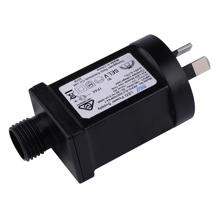 12W US EU AU UK in Ip44 Power Adapter Waterproof 24V 0.5A Raintight ...