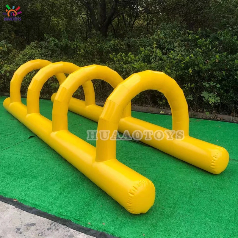 Outdoor Interactive Team Building Games Inflatable Sport Wipeout Game ...