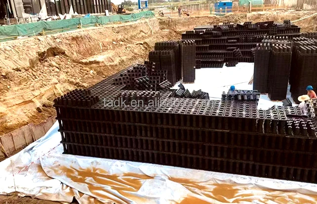 PP Plastic Modular Rainwater Harvesting System Rainwater Collect ...