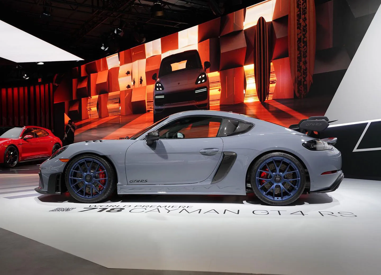 Runde Gt4rs Kit For 718 Porsche Upgrade Newest Half Carbon Fiber Body ...