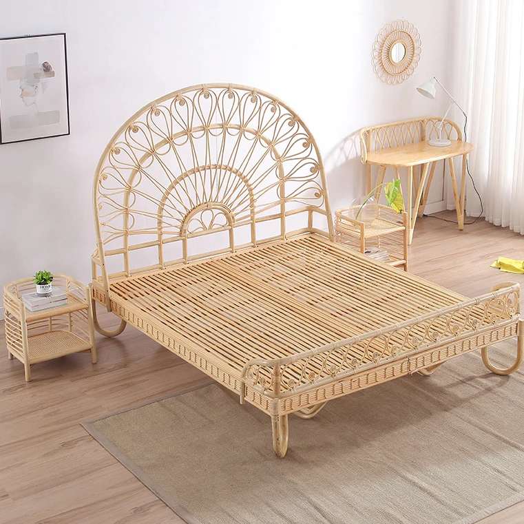High Quality Rattan Bedroom Furniture