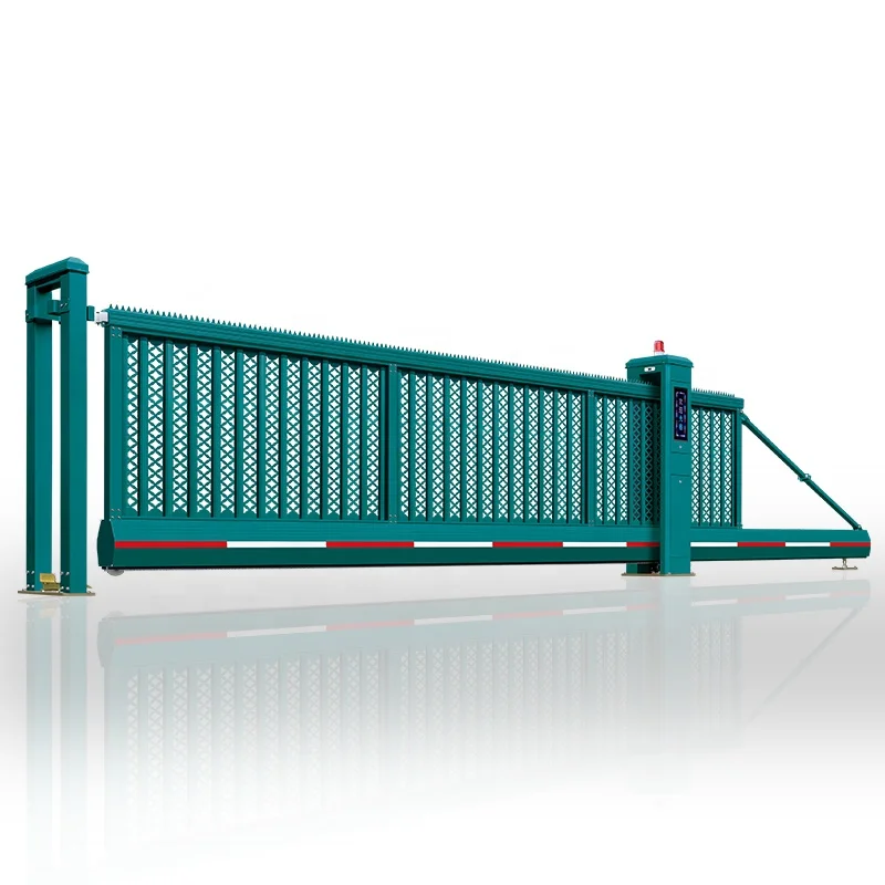 Outdoor Electric Aluminum Industrial Sliding Gate Commercial Driveway ...
