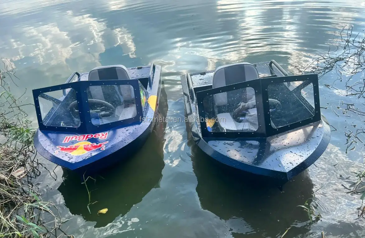 Kmb Mini River Drift Boat Aluminum Speed Jet Boat For Drifting Fishing ...