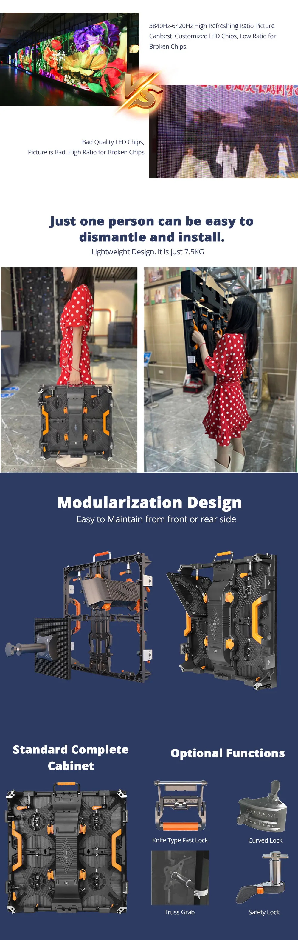 Church Big Background Dj Backstage Back for Concert Video Wall Display ...