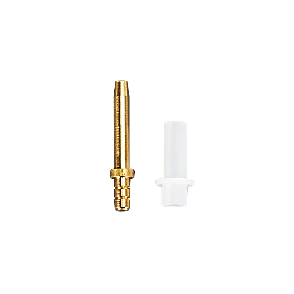 External Thread Dowel Pin Dental Lab Using Nails With Plastic Sleeve ...