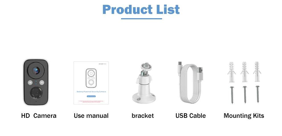 Security Camera Wireless Outdoor Battery Powered Camera Wifi ...