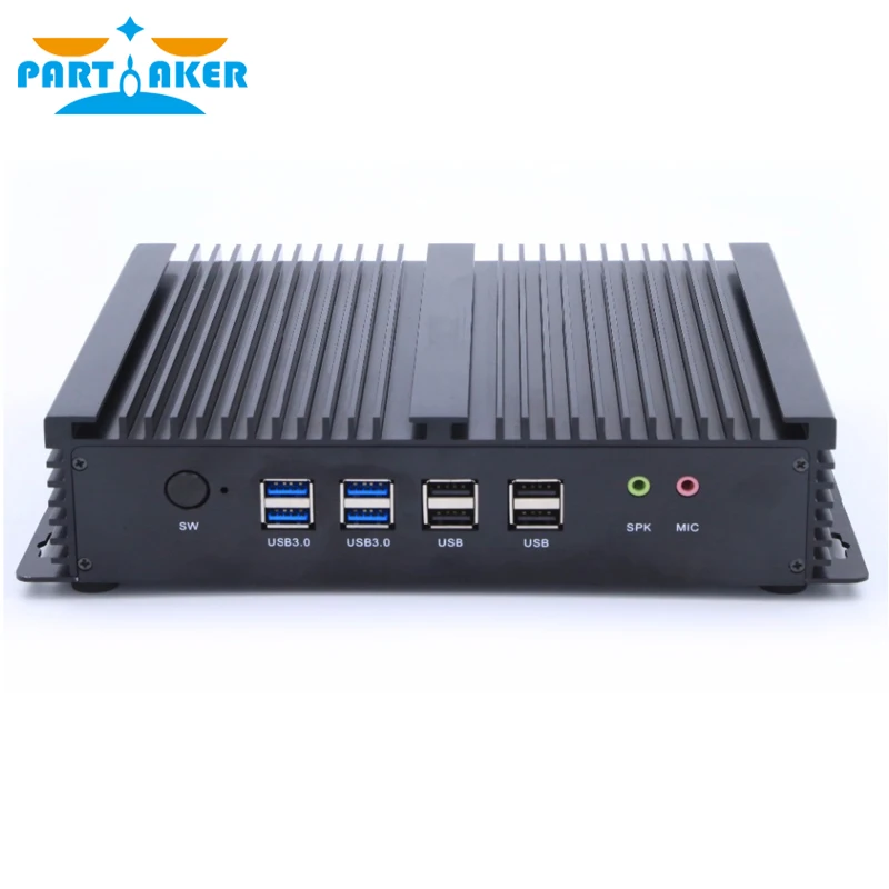Fanless Industrial Mini Pc Dual Nic Core I3 5005u 2*hd-mi 6* Rs232 Com Itx Pc Rugged Nettop I3 ...