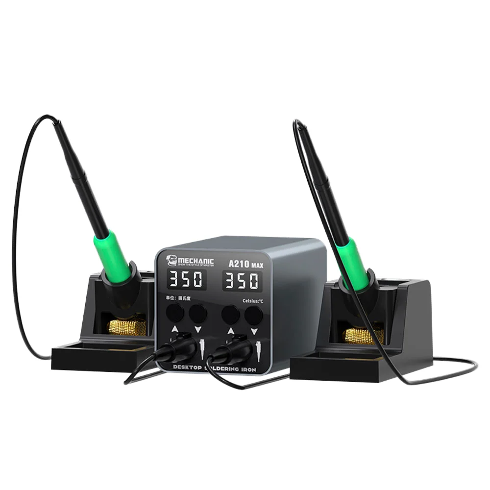Mechanic A210 Dual Station Smart Soldering Station T210 Handle with ...