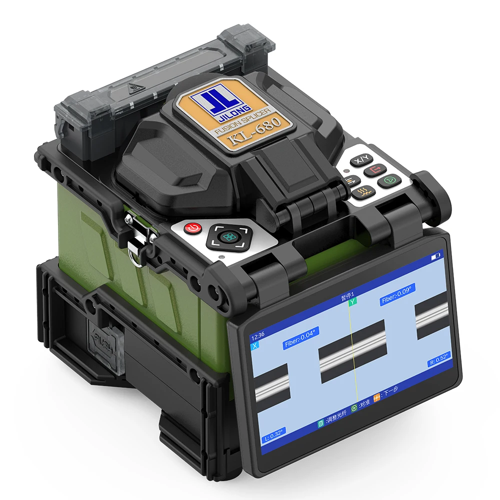 Multi-languages Fiber Fusion Equipment Jilong Kl-680 Trunk Optical ...