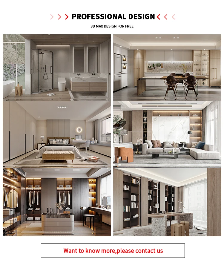 WAYMOVE Custom Finish Kitchen Cabinets - Modern & Durable