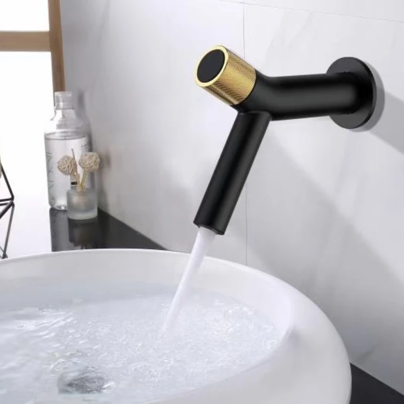 Modern Hotel Simple Y-shaped Brass Hot And Cold Bathroom Faucet Pre ...
