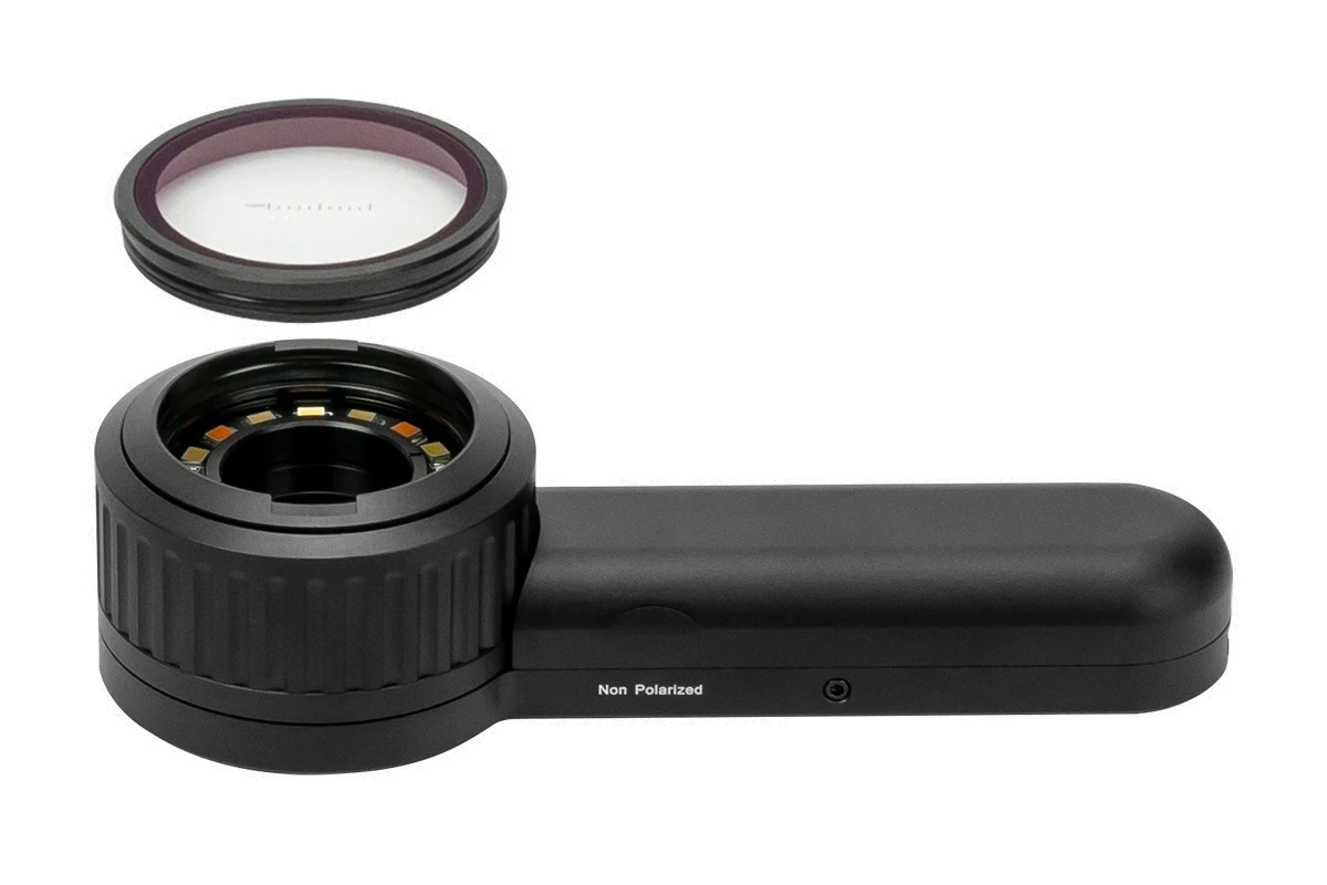 IBOOLO Handheld Dermatoscope DE-3100 PRO Polarized and UV Lamp ...