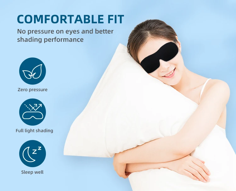 3D Breathable Travel Eye Mask - Enhance Your Sleep Quality