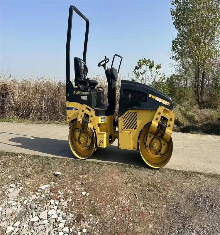 Used Bomag 4 Ton Vibratory Roller With Full Hydraulic Double Drive ...