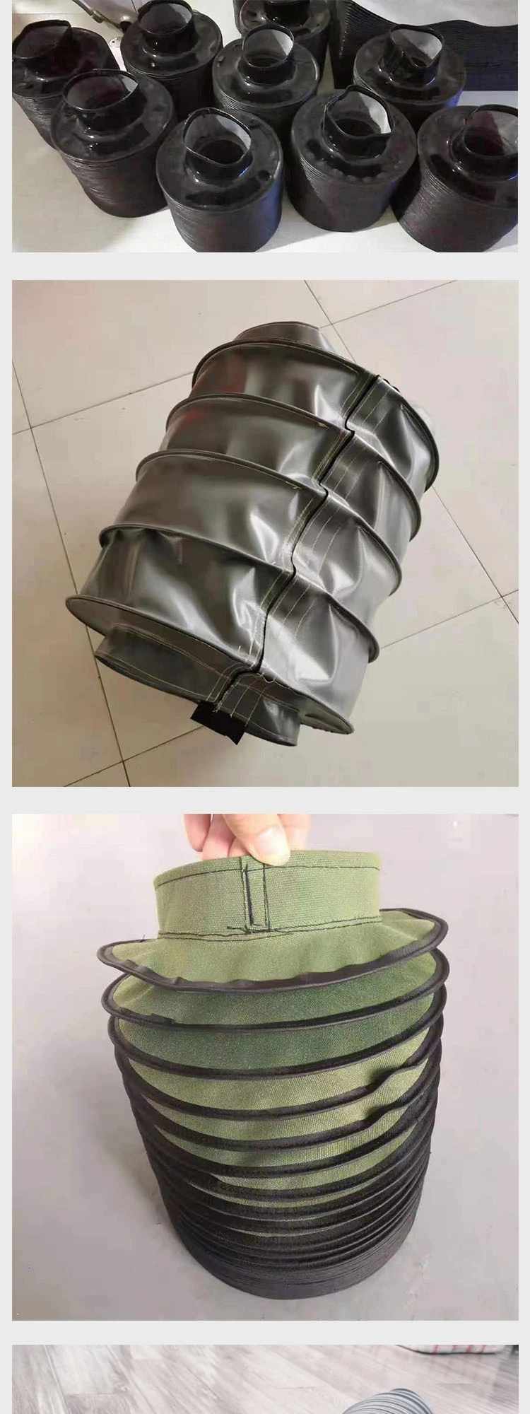 Flexible Hydraulic Cylinder Rubber Bellow Dust Cover - Buy Flexible ...