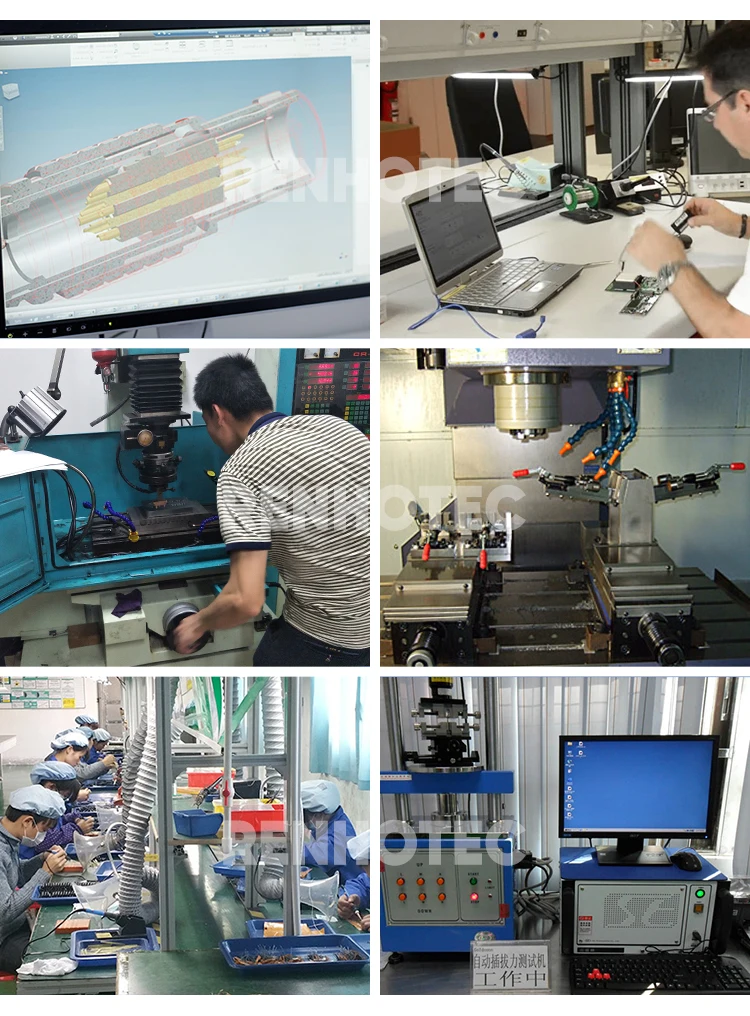 M16 J09 Connector Plug Male and Female 4pin Replacement Binder Amphenol